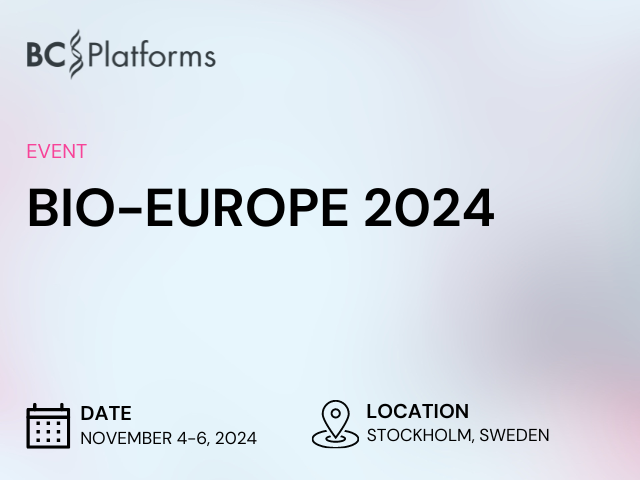 BIO-Europe 2024 - BC Platforms