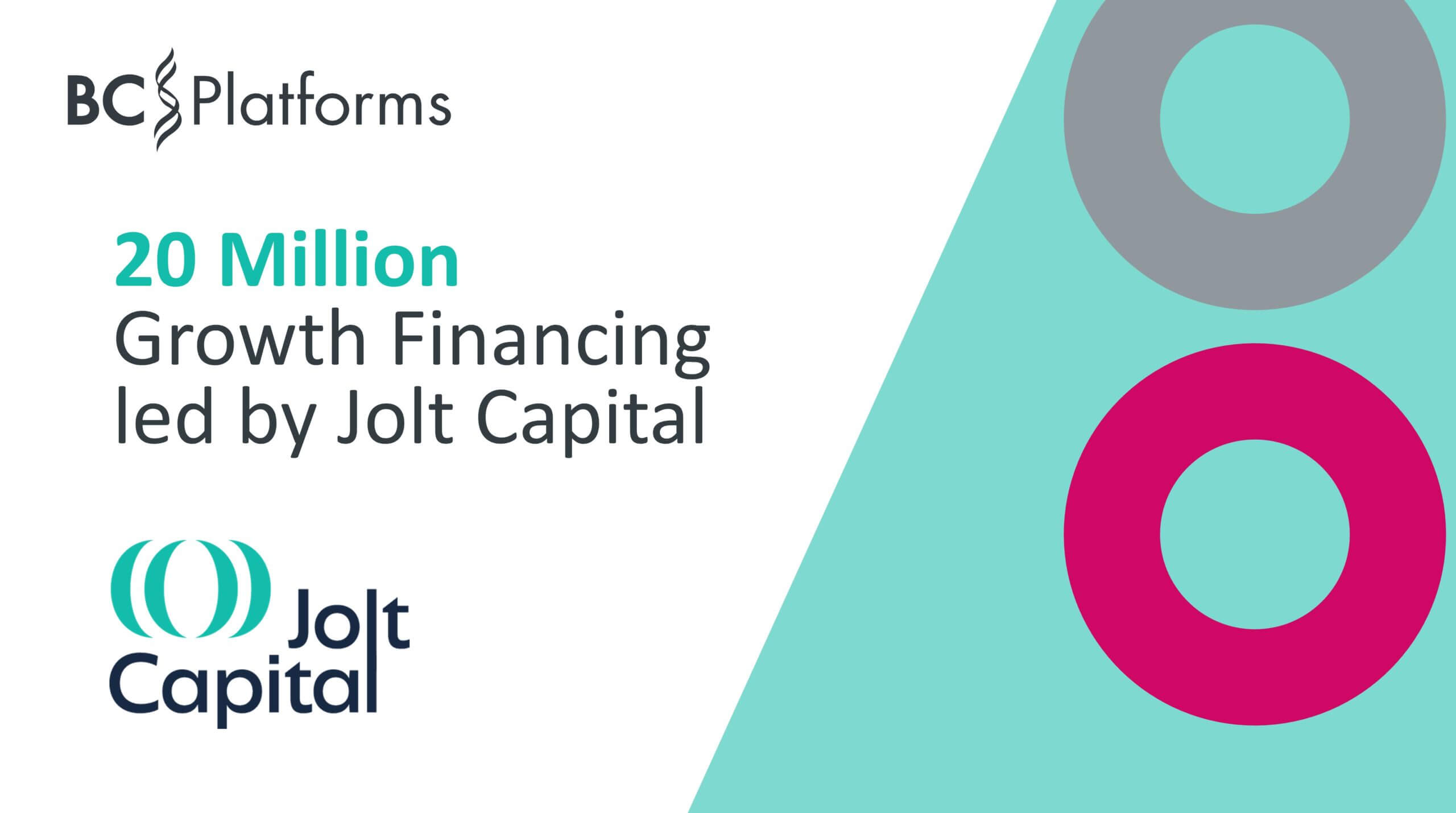 BC Platforms Announces USD 20 Million Growth Financing led by Jolt Capital - BC Platforms