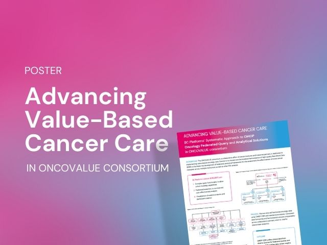 Poster: BC Platforms' Systematic Approach to OMOP Oncology Federated ...