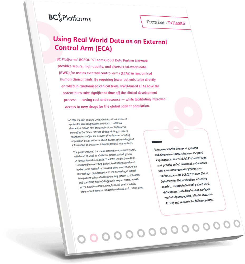 Using Real-World Data as External Control Arm (ECA) - BC Platforms